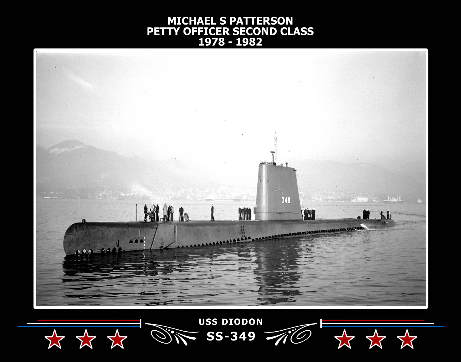 Navy Emporium USS Diodon SS-349 Canvas Photo Print 141SS349 | eBay