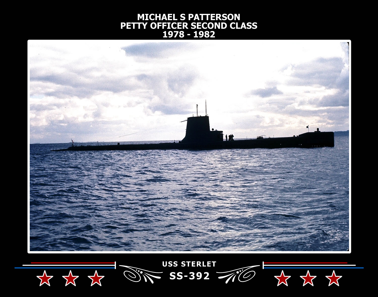 Navy Emporium USS Sterlet SS-392 Canvas Photo Print 201SS392 | eBay