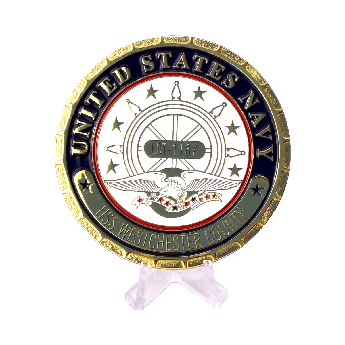 Navy Emporium USS Westchester County LST 1167 Navy Ship Plaque | eBay